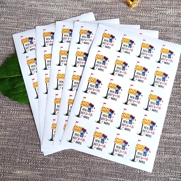 Posh | Office | 0 Youve Got Posh Mail Stickers For Packages | Poshmark